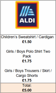 ALDI’S £5 SCHOOL UNIFORM BUNDLE RETURNS – LAUNCHING EARLIER THAN EVER ...